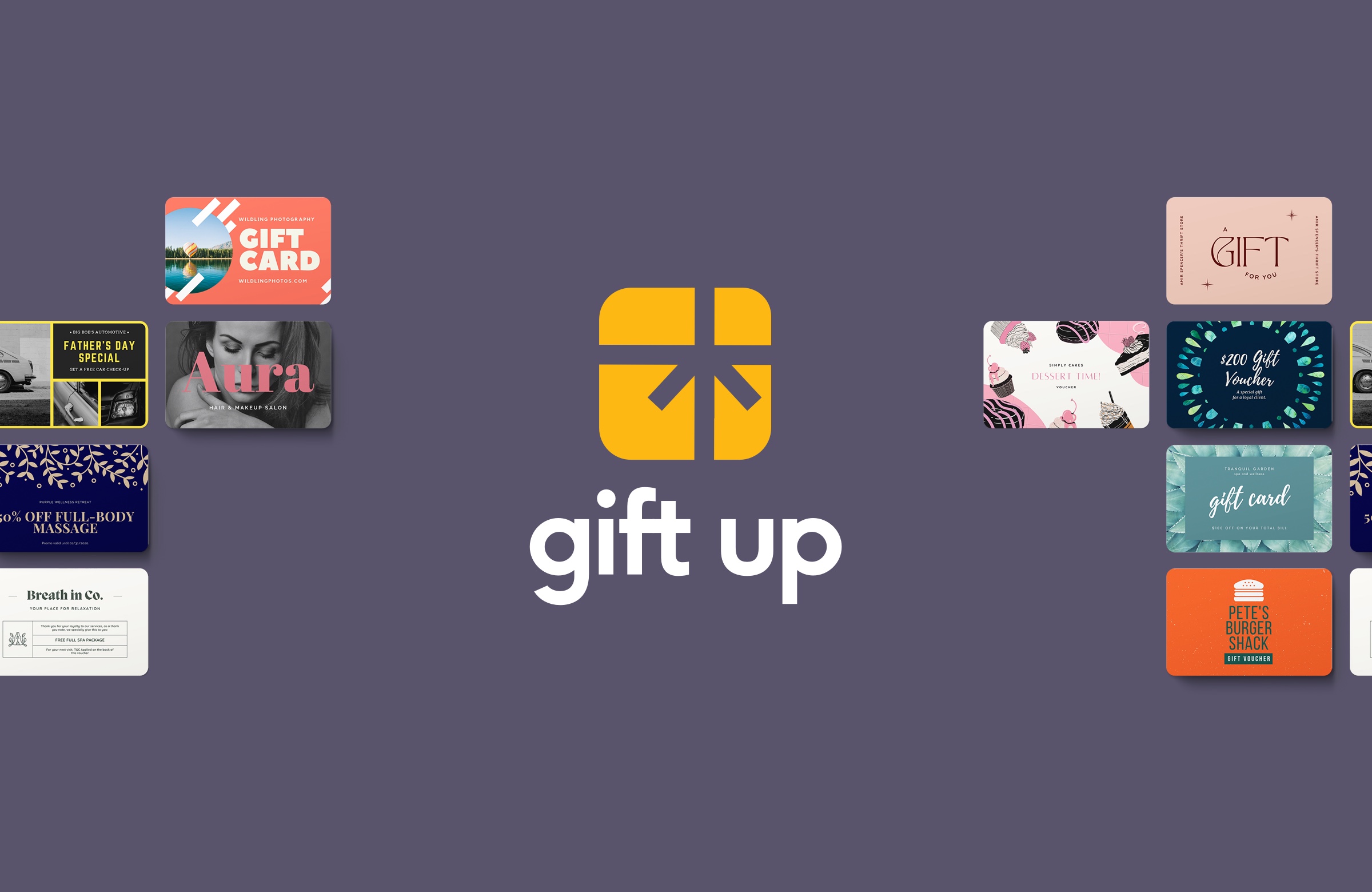 Gift up brand identity and website | 3sixty